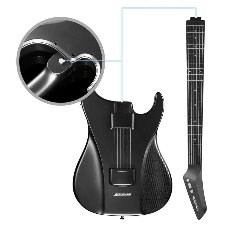 AeroBand Smart Silicone Strings Bluetooth USB MIDI Function Guitar Set ...