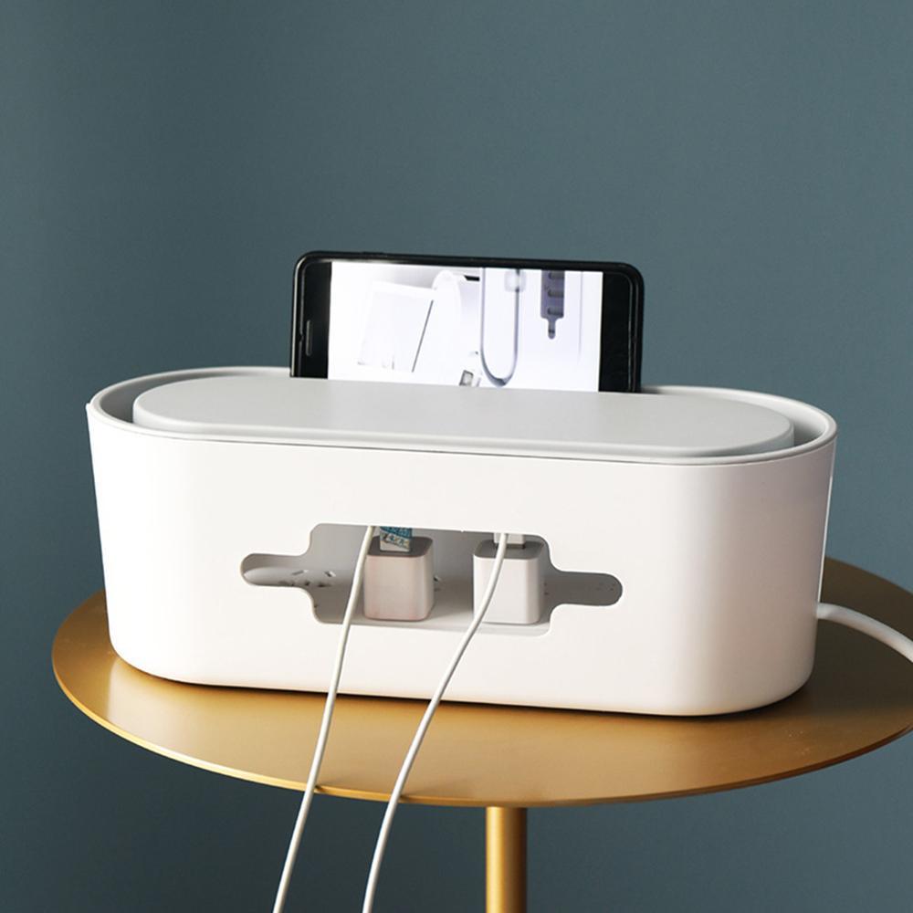 Cable Storage Box Power Strip Wire Case – Homebound Essentials