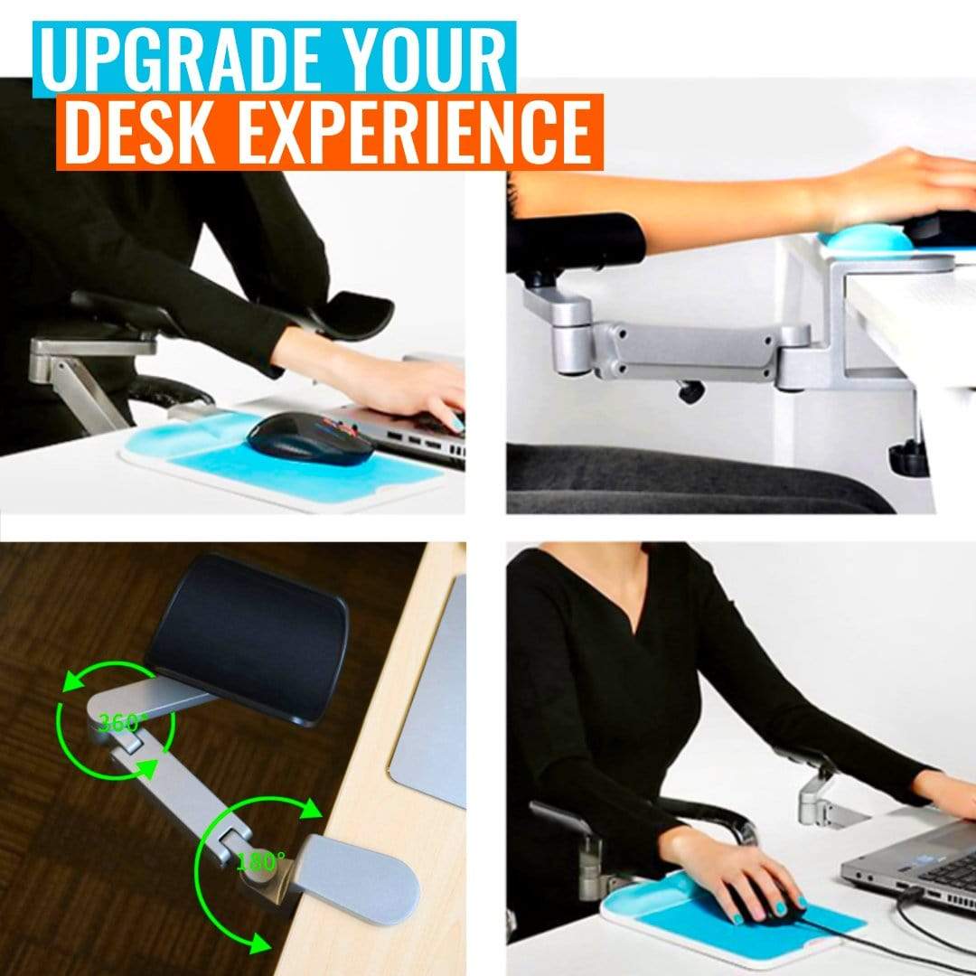 ErgoRest - Ergonomic Rotating Forearm Desk Support – Homebound Essentials